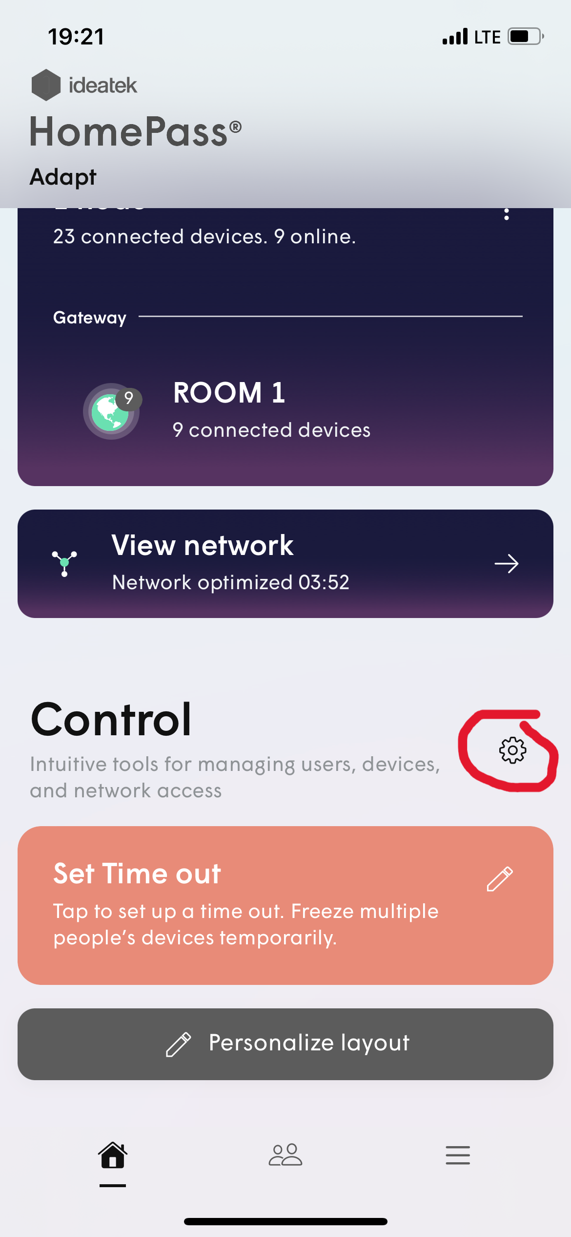 Select what freeze type you would like to do. The app offers a preset ...